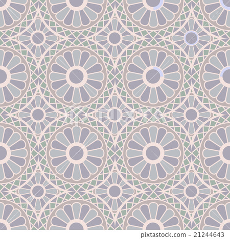 Gray Colors Round grid Pattern. - Stock Illustration [21244643] - PIXTA