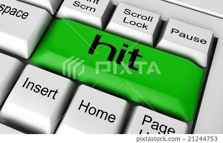 hit word on keyboard button-插圖素材 [21244753] - PIXTA圖庫