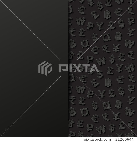 Abstract background with currency symbols - Stock Illustration ...