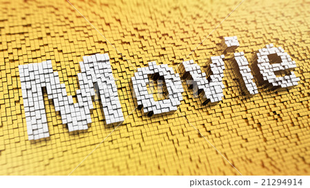 Pixelated Movie - Stock Illustration [21294914] - PIXTA