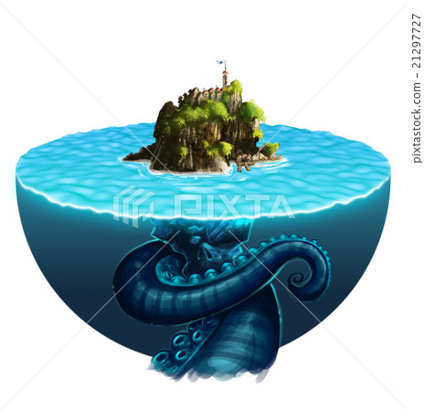 Island Sphere - Stock Illustration [21297727] - PIXTA