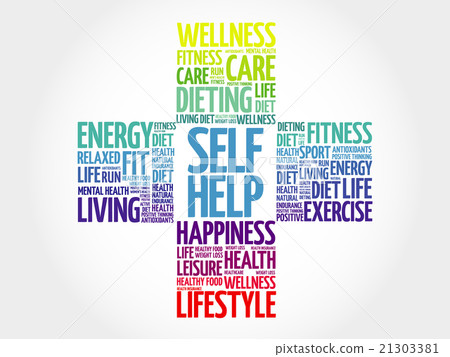 Self Help word cloud - Stock Illustration [21303381] - PIXTA