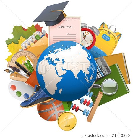 Vector Global Education Concept - Stock Illustration [21310860] - PIXTA