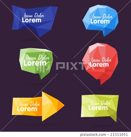 Collection of Vector Abstract Label, Sticker, Tags - Stock Illustration ...