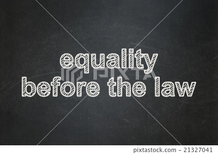 Political concept: Equality Before The Law on - Stock Illustration ...