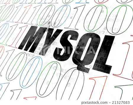 Software concept: MySQL on Digital background - Stock Illustration ...