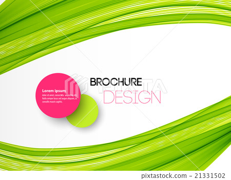 Abstract vector background, futuristic wavy - Stock Illustration ...
