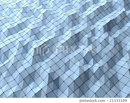 Modern science abstract polygonal geometric shape. - Stock Illustration ...