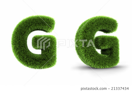 Grass Letter G - Stock Illustration [21337434] - PIXTA