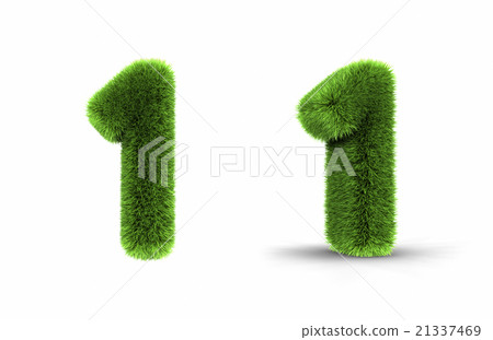 Grass Number One - Stock Illustration [21337469] - PIXTA