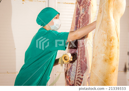 Factory for production of pork meat - Stock Photo [21339333] - PIXTA