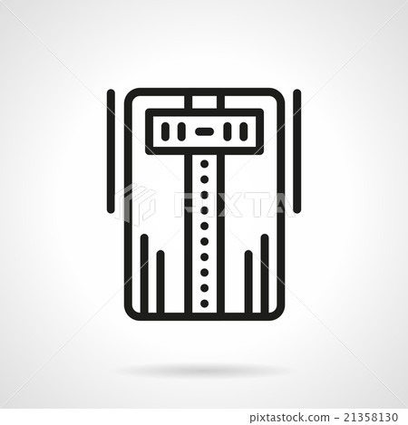 Air ionizer black line vector icon - Stock Illustration [21358130] - PIXTA