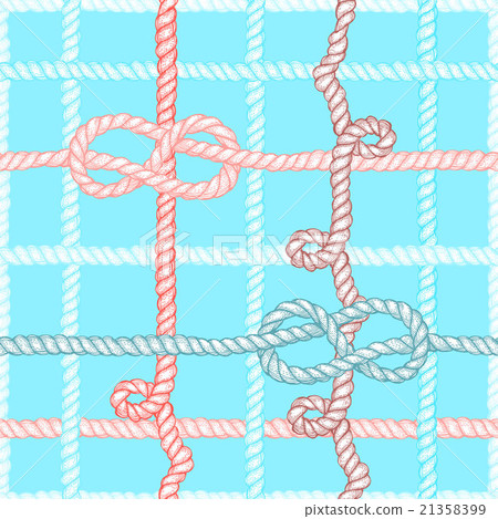 Engraved ropes and knots - Stock Illustration [21358399] - PIXTA