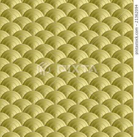 Abstract gold wave seamless pattern background - Stock Illustration ...