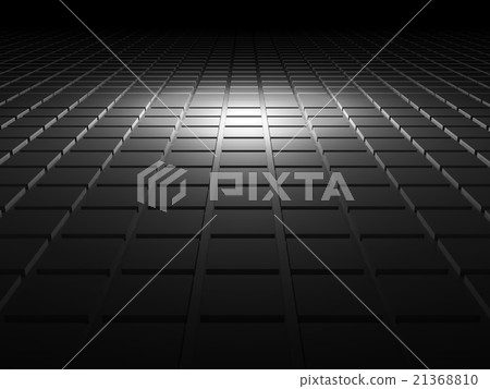 Square relief pattern on floor, 3d illustration - Stock Illustration ...