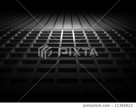 Square relief pattern on floor, 3d illustration - Stock Illustration ...