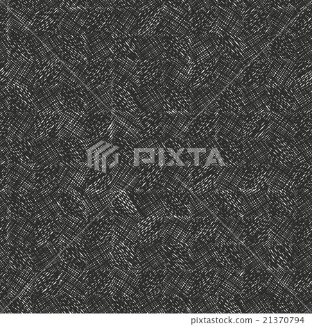 Dark scribble seamless pattern - Stock Illustration [21370794] - PIXTA
