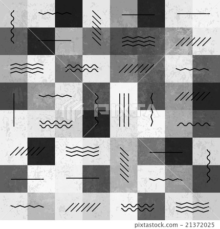 Retro monochrome vintage seamless pattern - Stock Illustration ...