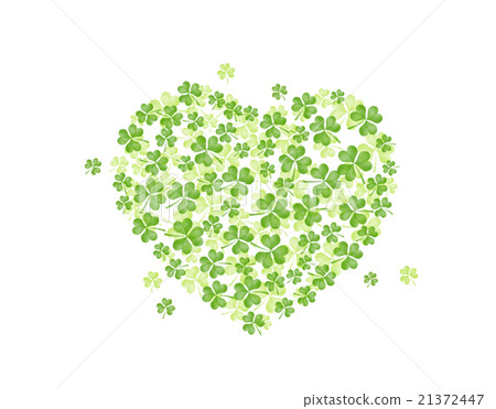 Heart pattern clover - Stock Illustration [21372447] - PIXTA