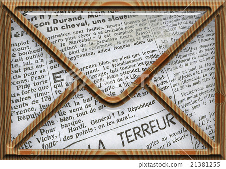 Graphic texture of glass mail icon - Stock Illustration [21381255] - PIXTA