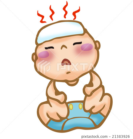 Baby giving off heat - Stock Illustration [21383926] - PIXTA