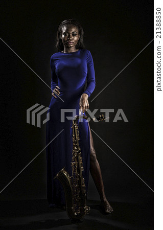 African Sax Girl - Stock Photo [21388850] - PIXTA