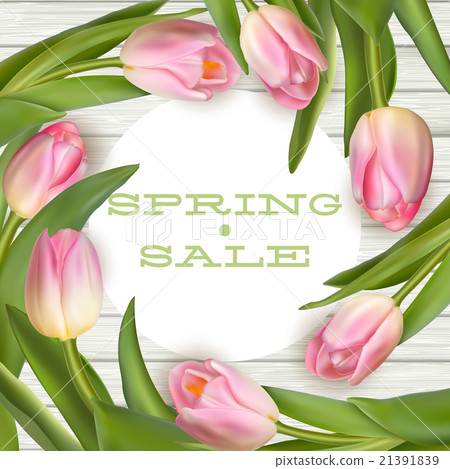Bright spring sale design. EPS 10 - Stock Illustration [21391839] - PIXTA