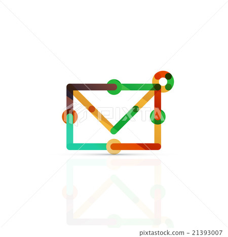 Vector email business symbol, or at sign logo - Stock Illustration ...