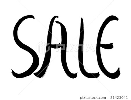 Calligraphy: SALE-letter only - Stock Illustration [21423041] - PIXTA