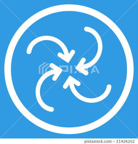 Whirl Arrows Icon - Stock Illustration [21426202] - PIXTA