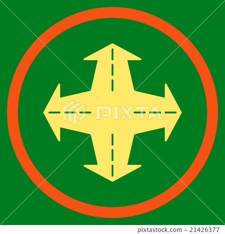 Intersection Directions Icon - Stock Illustration [21426377] - PIXTA