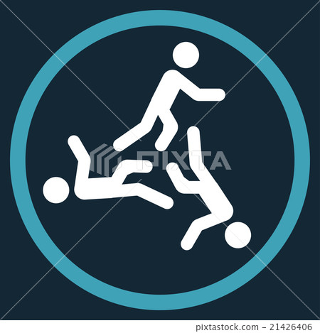 Moving Men Rounded Icon - Stock Illustration [21426406] - PIXTA