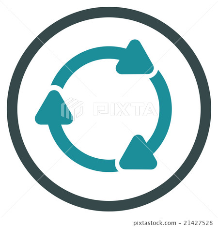 Rotate Cw Rounded Icon - Stock Illustration [21427528] - PIXTA