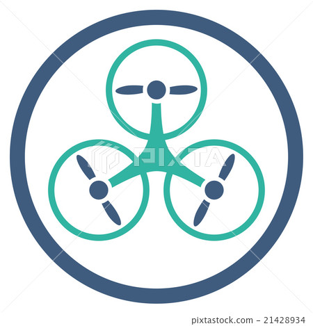 Tricopter Rounded Icon - Stock Illustration [21428934] - PIXTA
