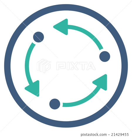 Rotate Rounded Icon - Stock Illustration [21429455] - PIXTA