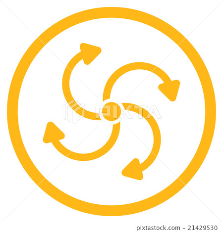 Fan Rotation Icon - Stock Illustration [21429530] - PIXTA