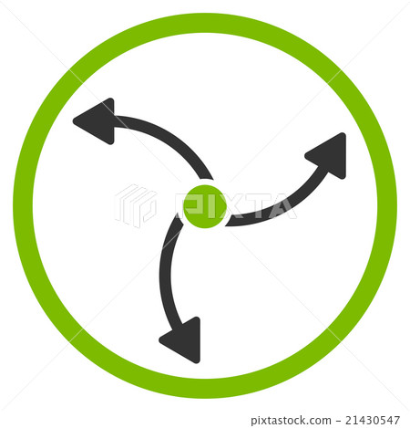 Swirl Direction Rounded Icon - Stock Illustration [21430547] - PIXTA