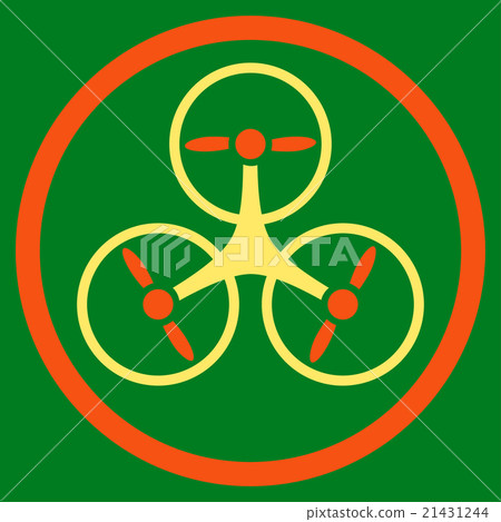 Tricopter Rounded Icon - Stock Illustration [21431244] - PIXTA