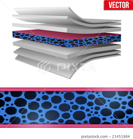 Technical illustration of porous material. - Stock Illustration ...