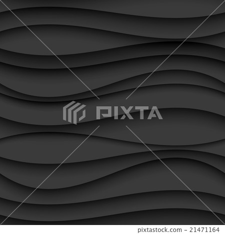 Seamless Wave Pattern. Curved Shapes Background - Stock Illustration ...