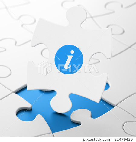 Web development concept: Information on puzzle - Stock Illustration ...