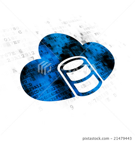 Programming concept: Database With Cloud on - Stock Illustration [21479443] - PIXTA