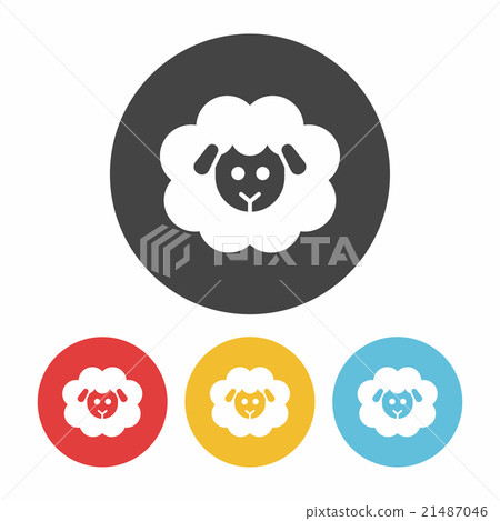 animal sheep icon - Stock Illustration [21487046] - PIXTA