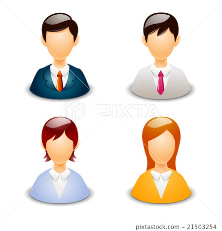 人圖-插圖素材 [21503254] - PIXTA圖庫