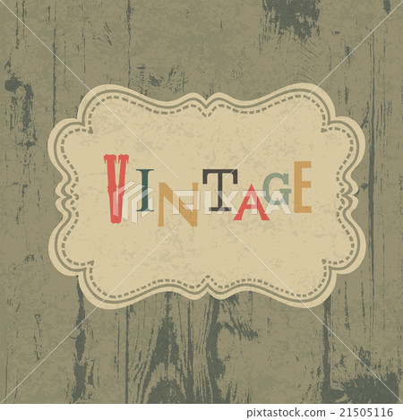 Vintage styled background with text template. - Stock Illustration ...