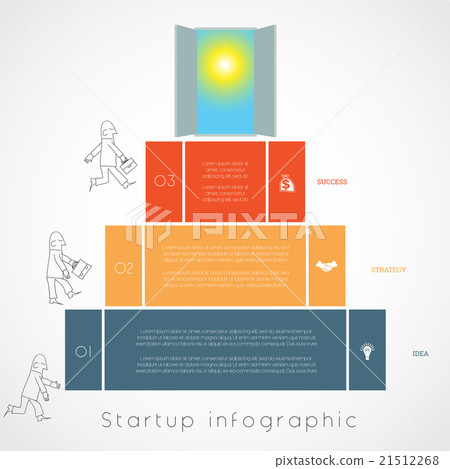 Infographics steps ladders template three positio - Stock Illustration ...