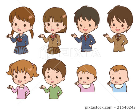 Child variation - Stock Illustration [21540242] - PIXTA