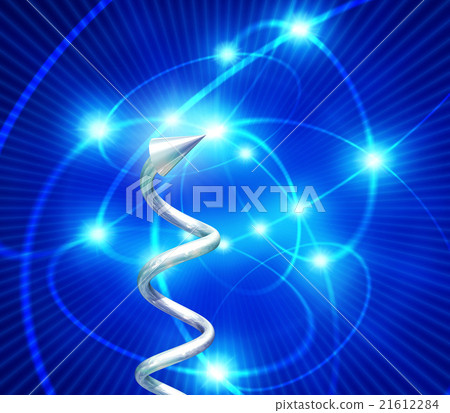 Helical rising arrow - Stock Illustration [21612284] - PIXTA