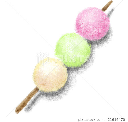 Three color dumplings - Stock Illustration [21616470] - PIXTA