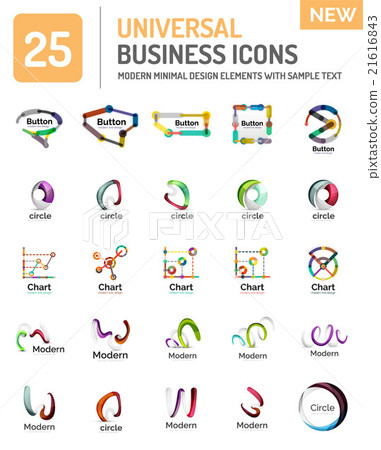 Vector logo collection - Stock Illustration [21616843] - PIXTA
